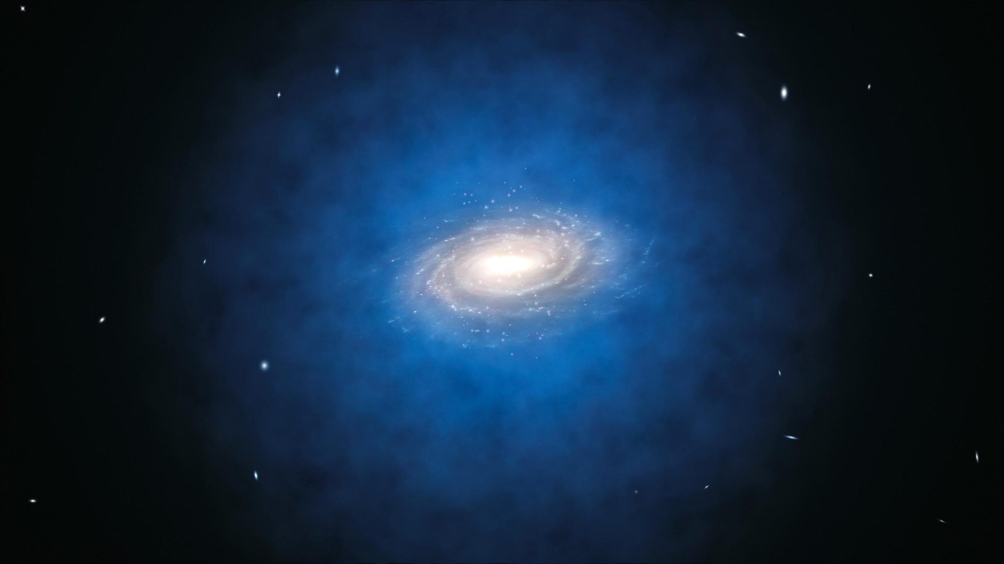 Evidence for the Presence of Dark Matter in the Innermost Part of the ...