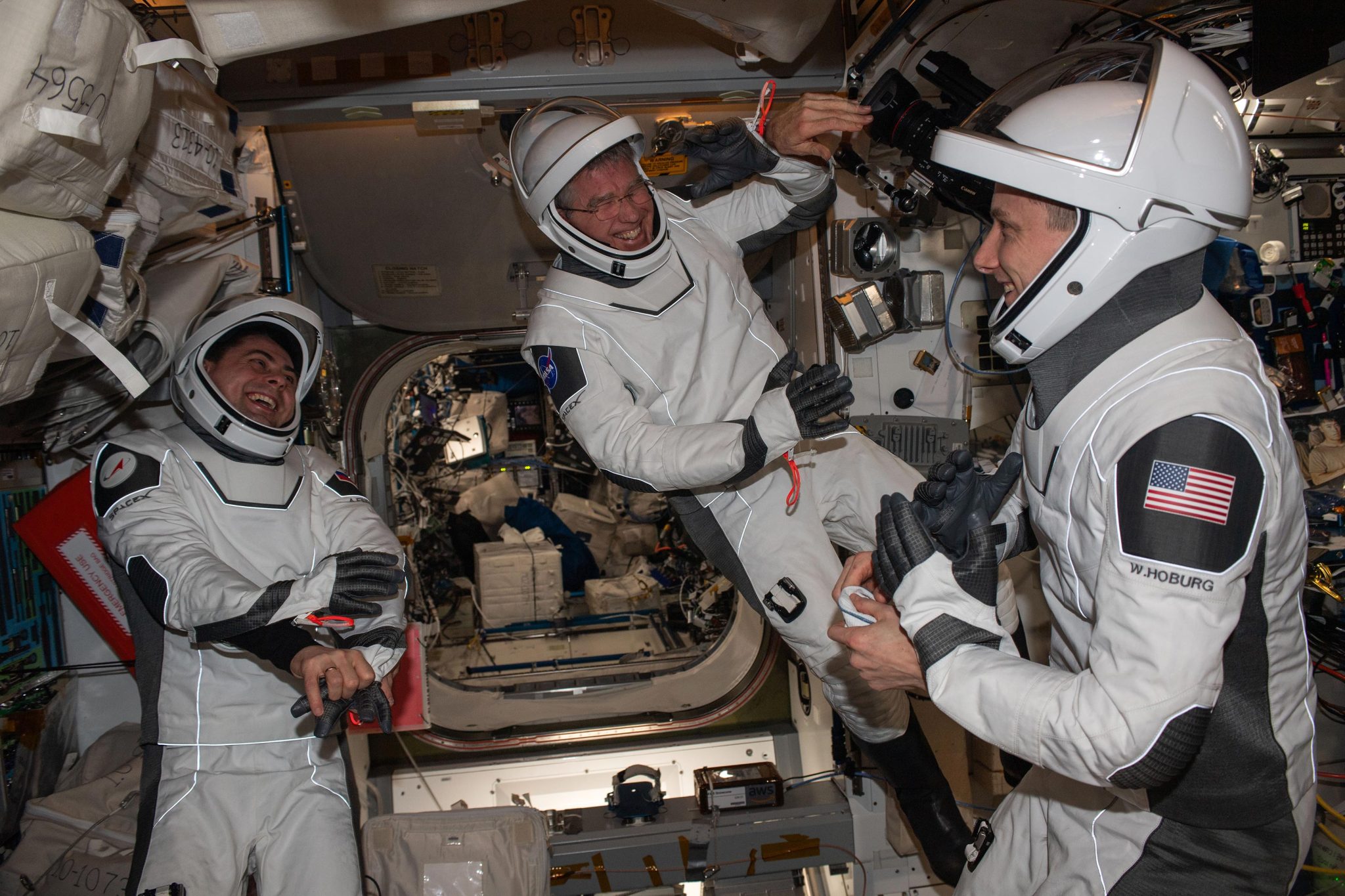 Space Station Crew Handovers Continue As Four Astronauts Near End of ...
