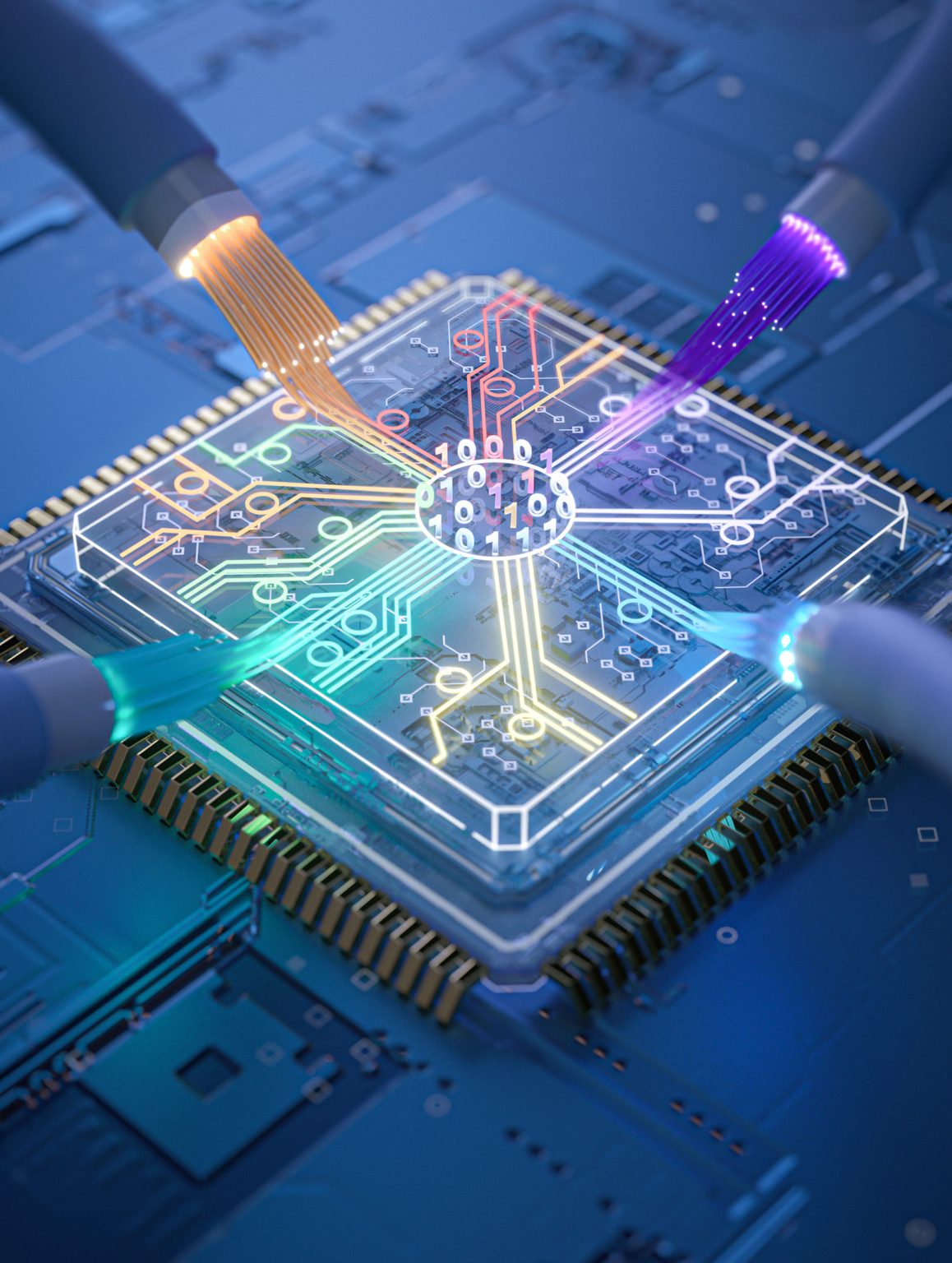 Caltech Breakthrough Brings Fiber-Optic Performance to Silicon Chips