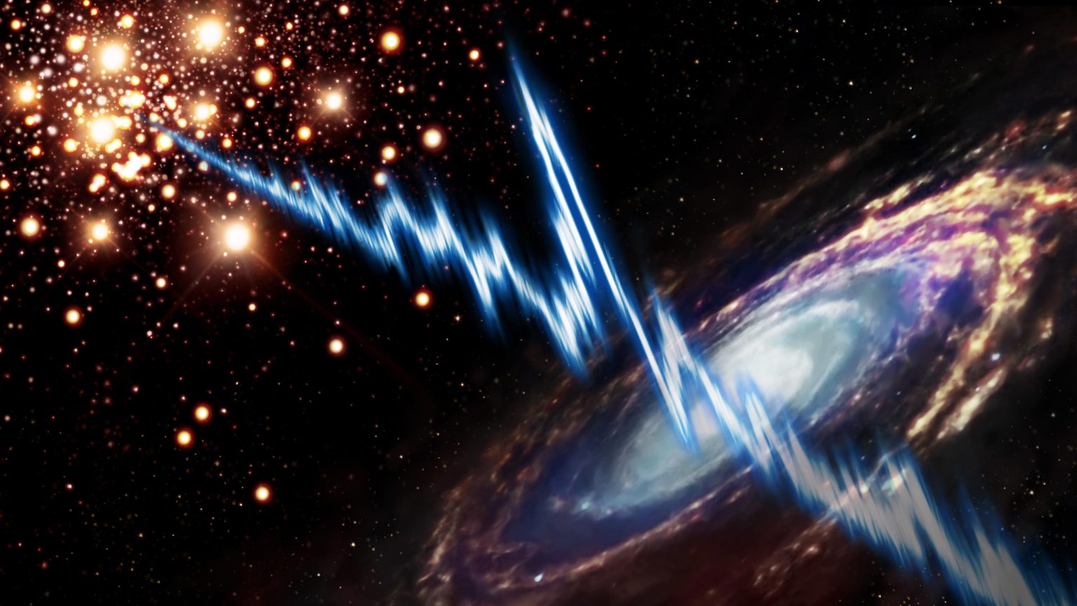 Mysterious Cosmic Flashes Pinpointed to a Surprising Location in Space ...