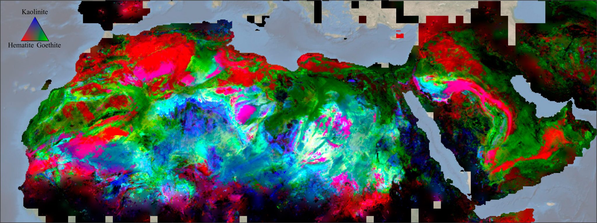 NASA Unveils First-Ever Global Maps of Earth’s Surface Minerals