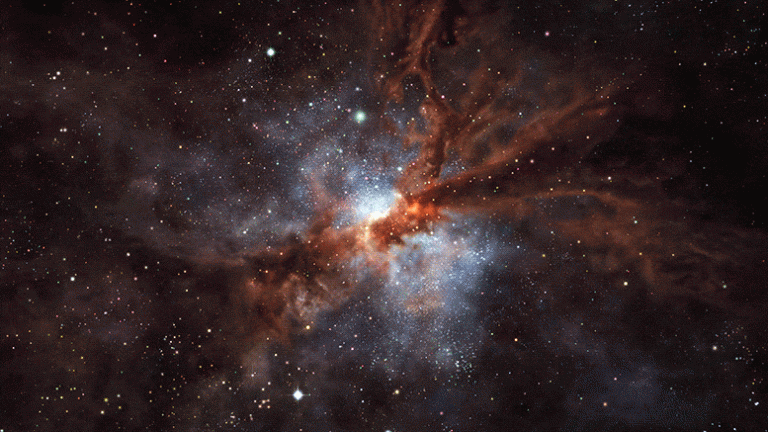 Distant Colliding Galaxy Dying Out As It Loses the Ability to Form ...