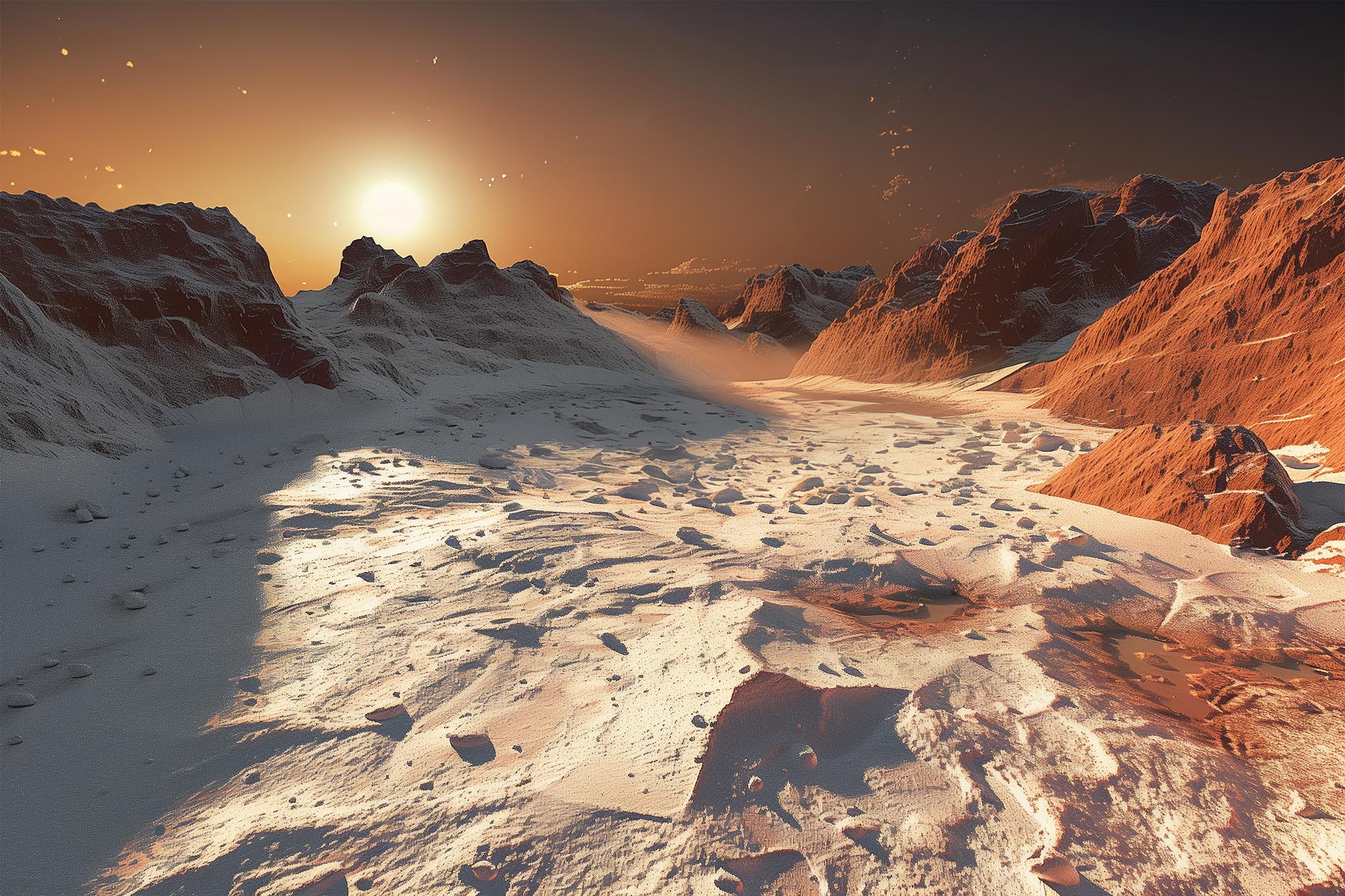 Subzero Sanctuary: Mars’ Icy Mid-Latitudes Could Harbor Hidden Life