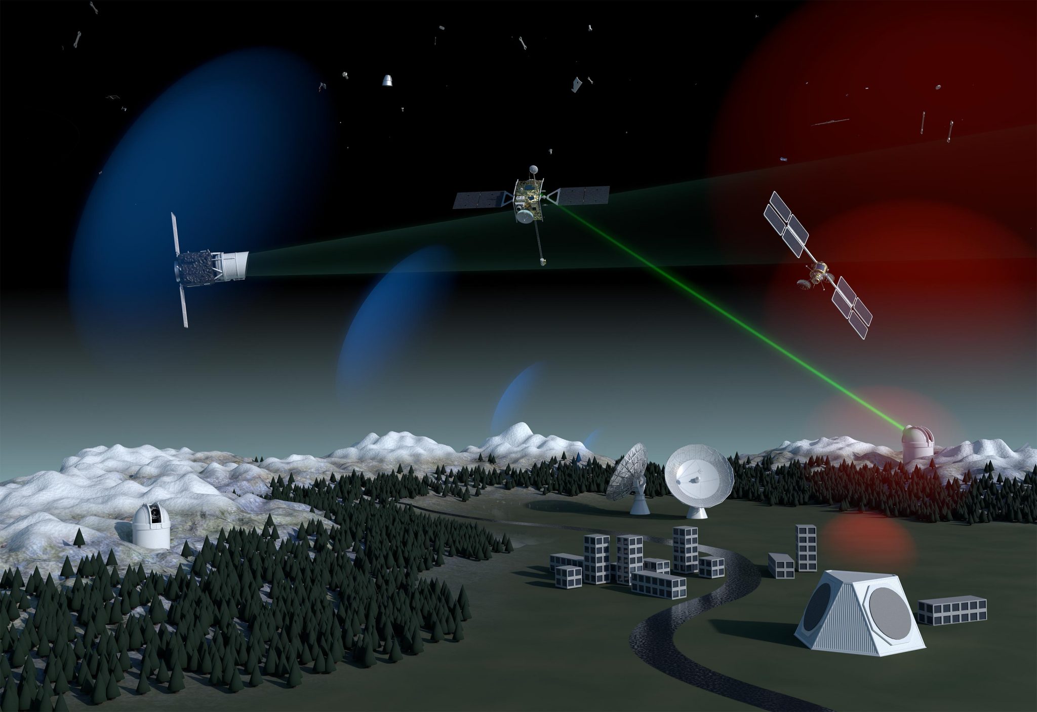 Overcoming a Fatal Flaw: Lasers on Earth Can Now Detect Space Debris in ...