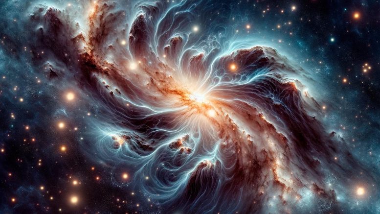 Cassini Image of Tethys and Saturn's Rings