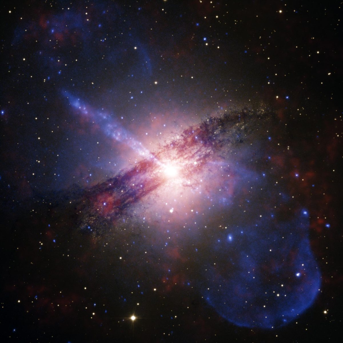 Centaurus A’s Massive 13,000 Light-Year Jet Captured in Stunning Detail