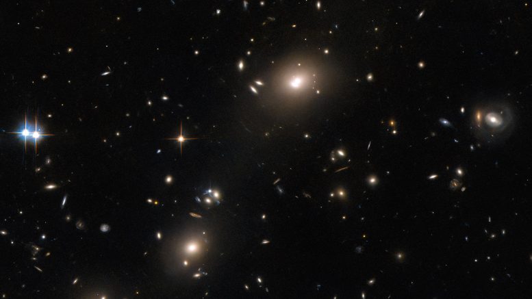 Hubble Views Irregular Blue Compact Dwarf Galaxy UGC 11411