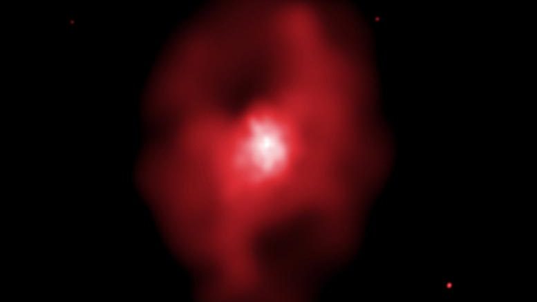 New Chandra Image of Galaxy Cluster MS 0735.6+7421