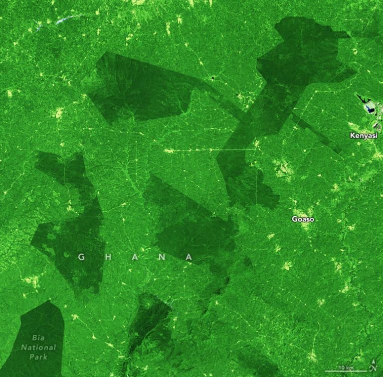 See the Alarming Before-and-After of Ghana’s Disappearing Forests