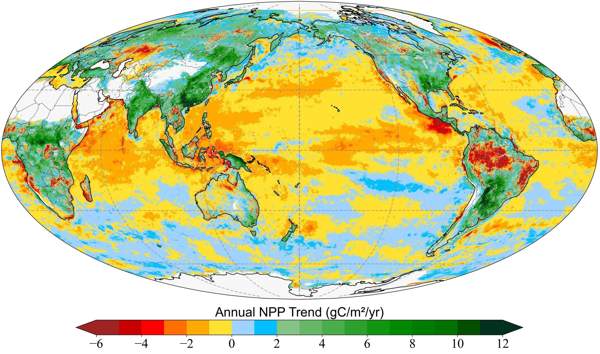Earth Is Getting Greener, But the Oceans Are Losing Life