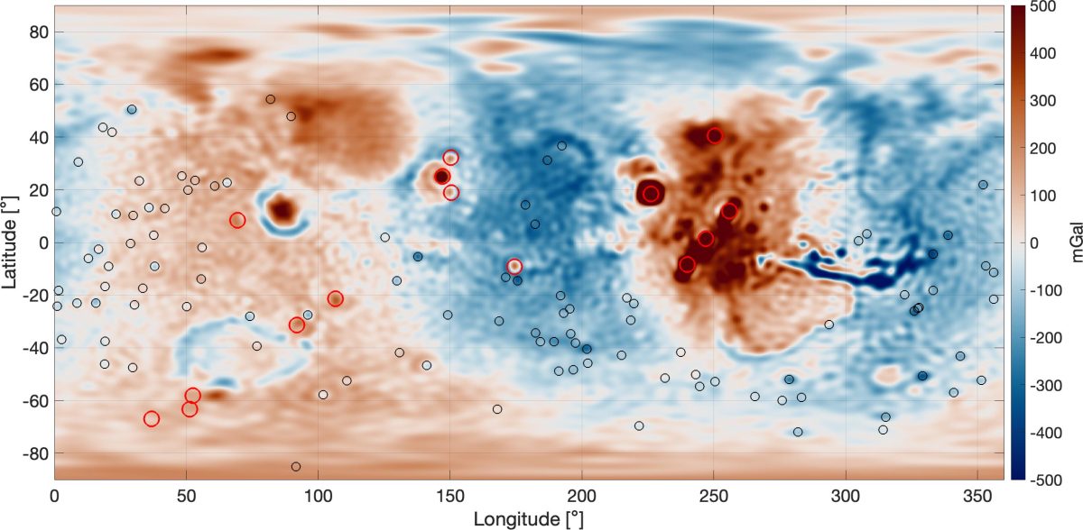What Lies Beneath Mars? Gravity Maps Expose Hidden Martian Structures