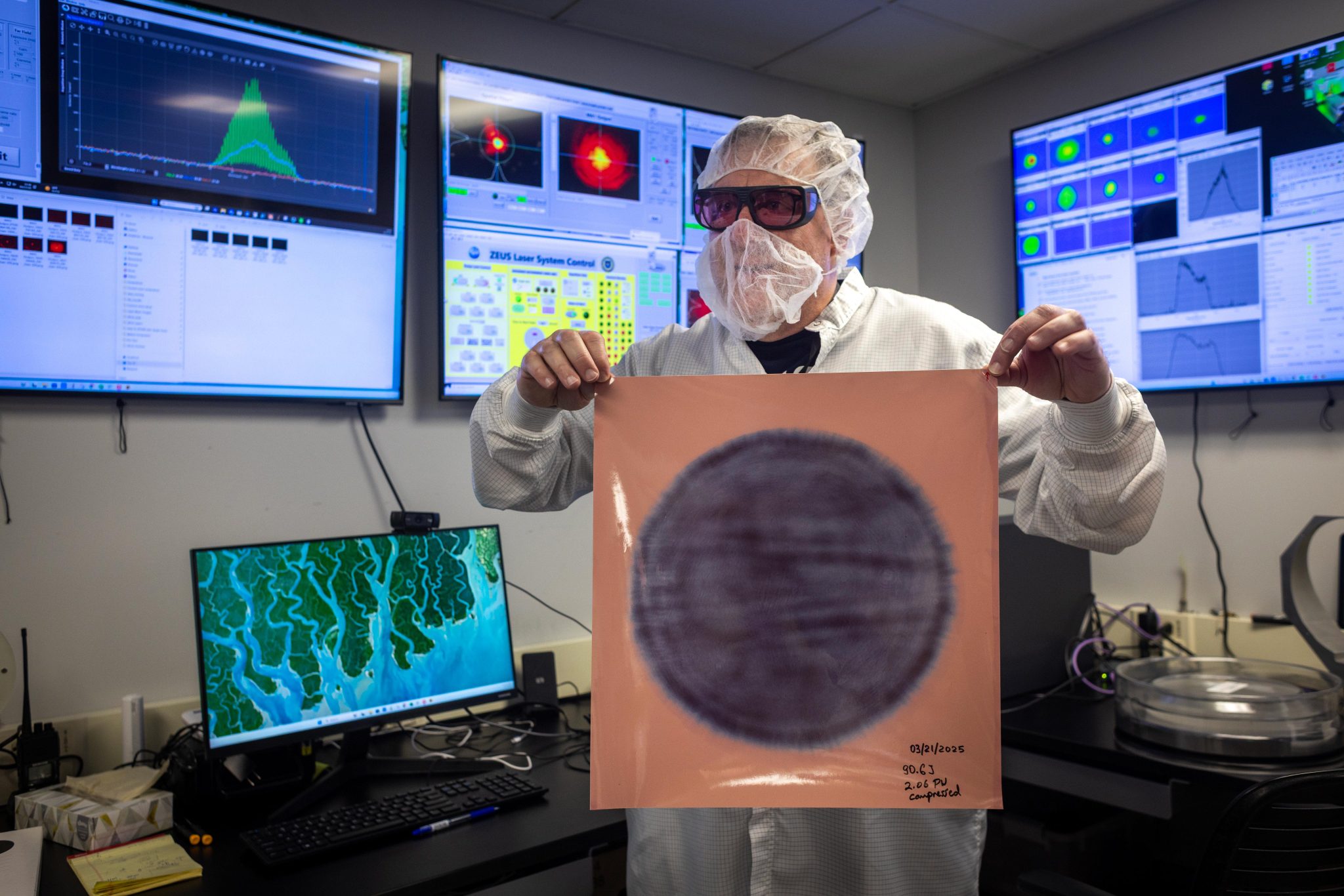 America’s Most Powerful Laser Fires Its First 2-Petawatt Shot