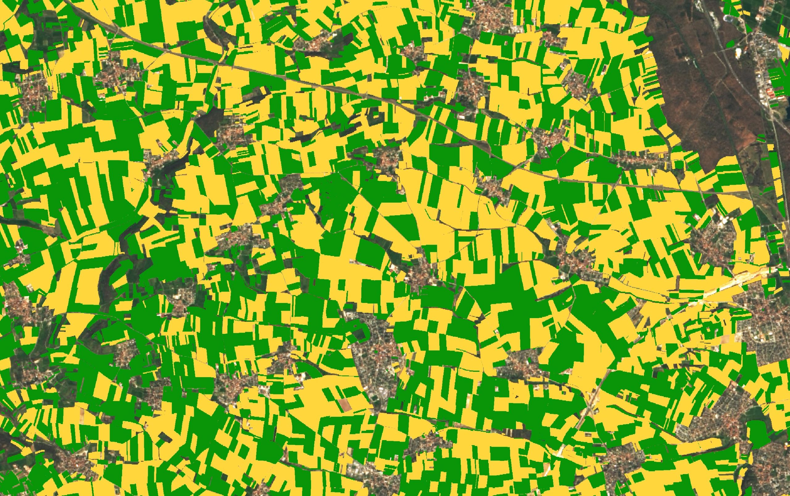 Lasering In on Corn Fields From the International Space Station