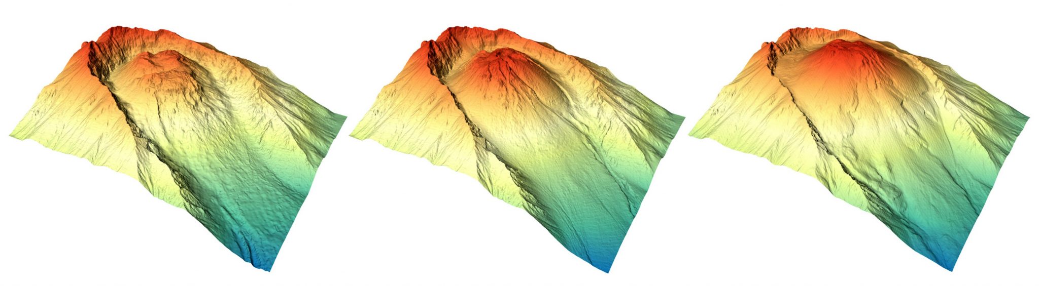 Rebirth of a Volcano: Photogrammetric Data Shows Volcanoes Have “Memory”