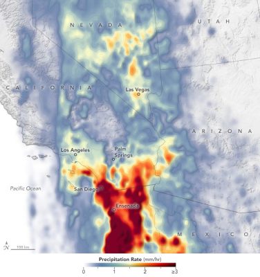 Torrential Rain: Hilary Soaks the Southwest
