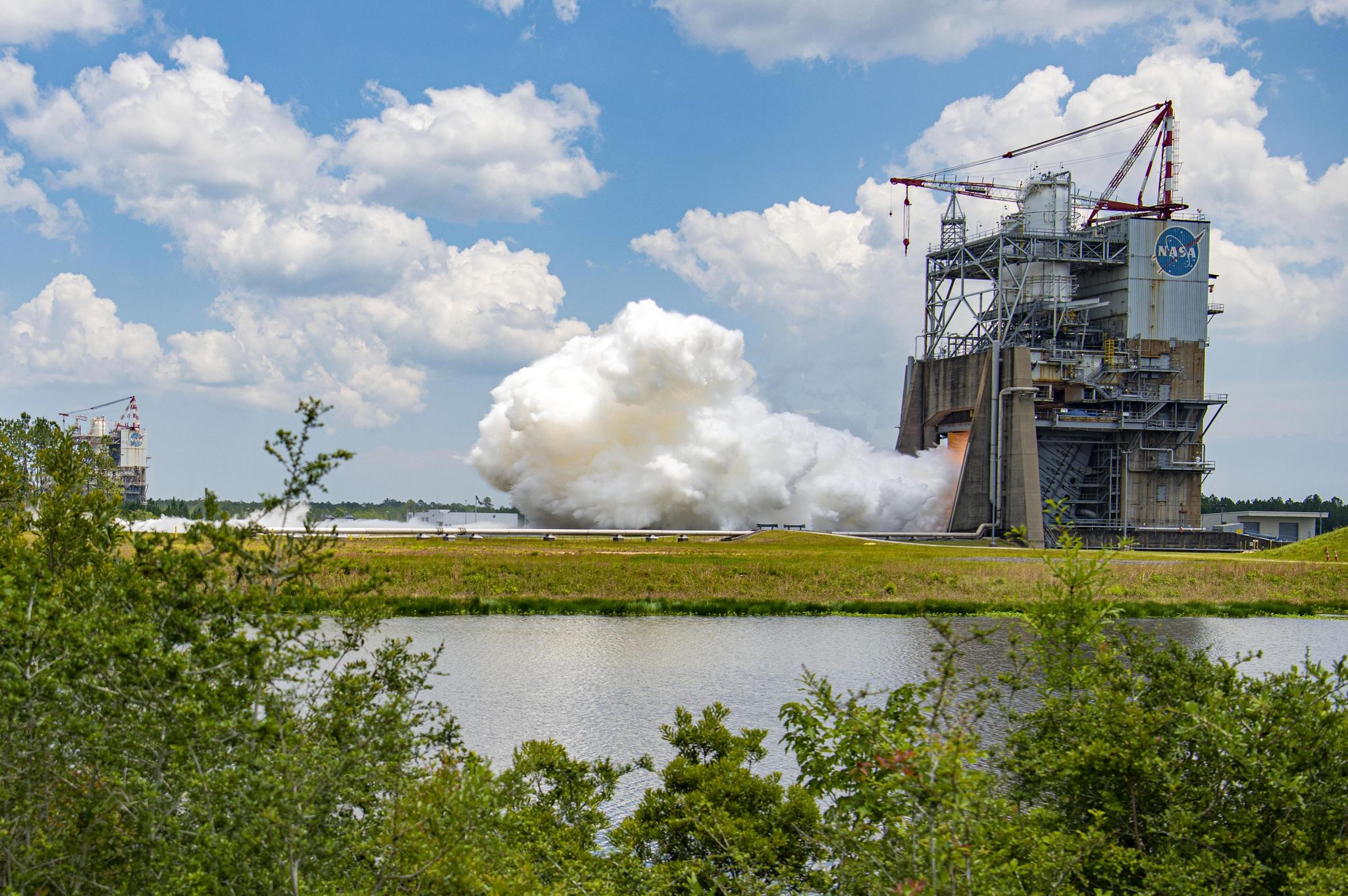 NASA Forges Ahead in Crucial Test Series: Moon Rocket Engine Hot Fire