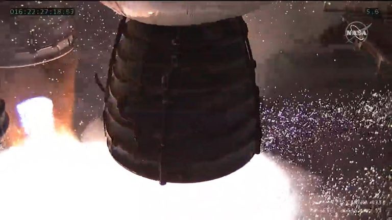 NASA Conducts Hot Fire Test of Massive SLS Rocket Core Stage for ...
