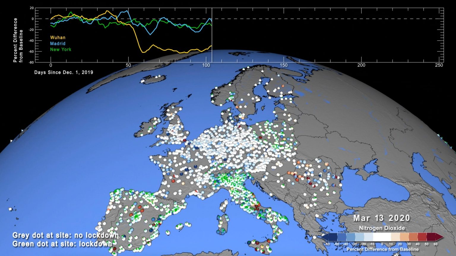 NASA Model Reveals How Much Pollution Levels Changed Due to COVID-19 ...