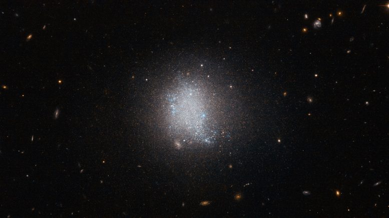 Hubble Views a Slashing Smudge Across the Sky
