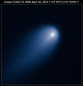 Hubble Captures Close-Up View of Comet ISON