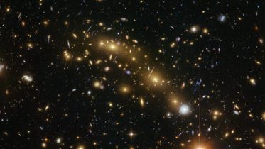 A Menagerie of Galaxies: Hubble Captures a Cluster With Galaxies of All Shapes and Sizes