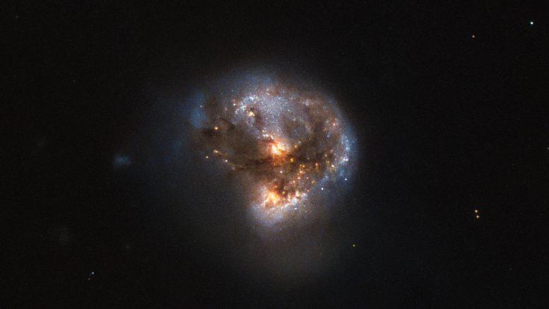 Hubble Views Worm-Like Galaxy IRAS 23436+5257