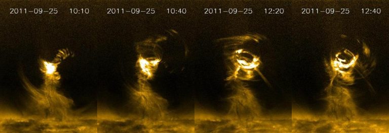 Superheated Solar Tornadoes on the Sun