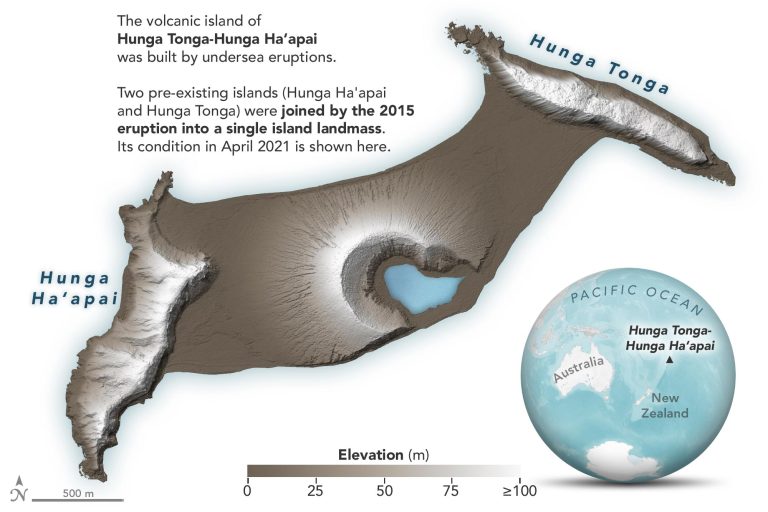 Island Obliterated: Dramatic Changes at Hunga Tonga-Hunga Ha’apai