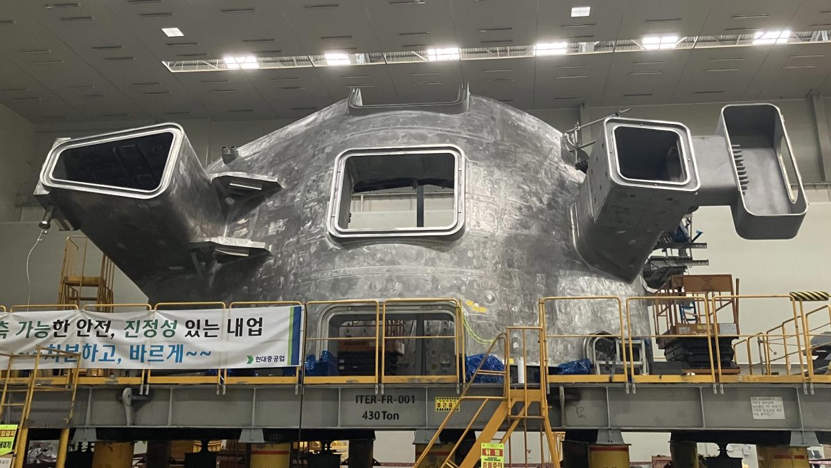 South Korea Powers Fusion Progress With ITER’s Vacuum Vessel