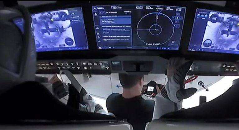NASA SpaceX Crew-2 Astronauts Conduct First-Ever “Fly Around” From ...