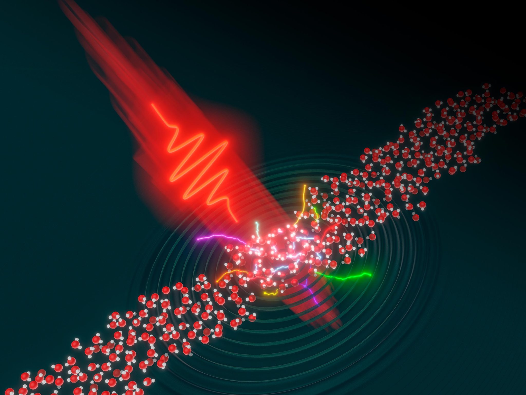 Illuminating Electron Dynamics: How Intense Lasers Reveal Liquid Secrets