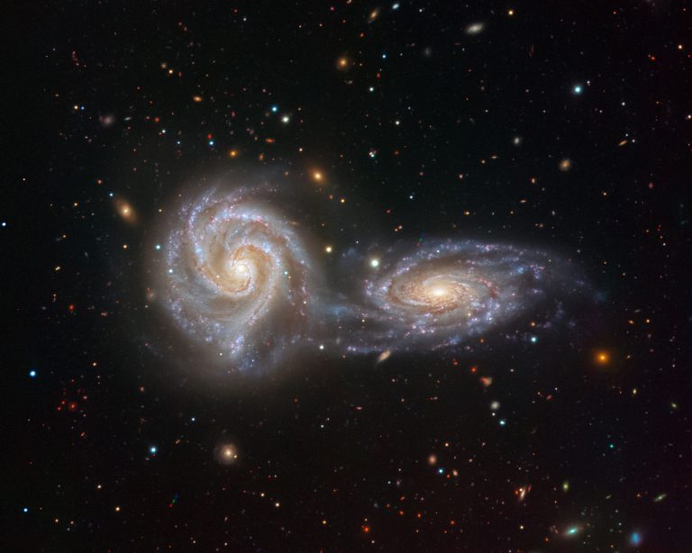 VIMOS’s Final Image - Interacting Galaxies NGC 5426 and NGC 5427