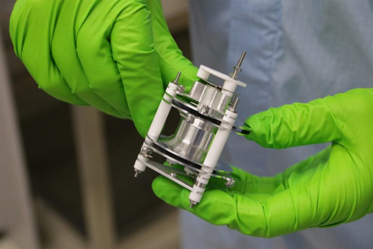 Sensing the Moon: Ion Trap Mass Spectrometer