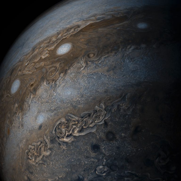NASA's Juno Spacecraft Views Jupiter’s Bands of Clouds