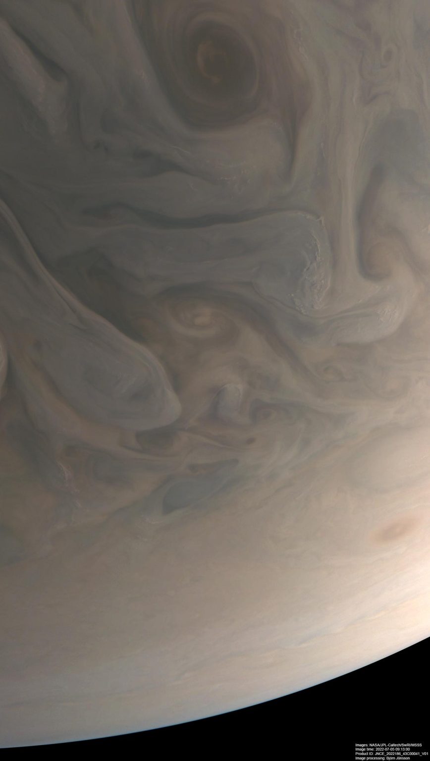 Jupiter’s Complex Colors Revealed in Stunning Images From NASA’s Juno ...