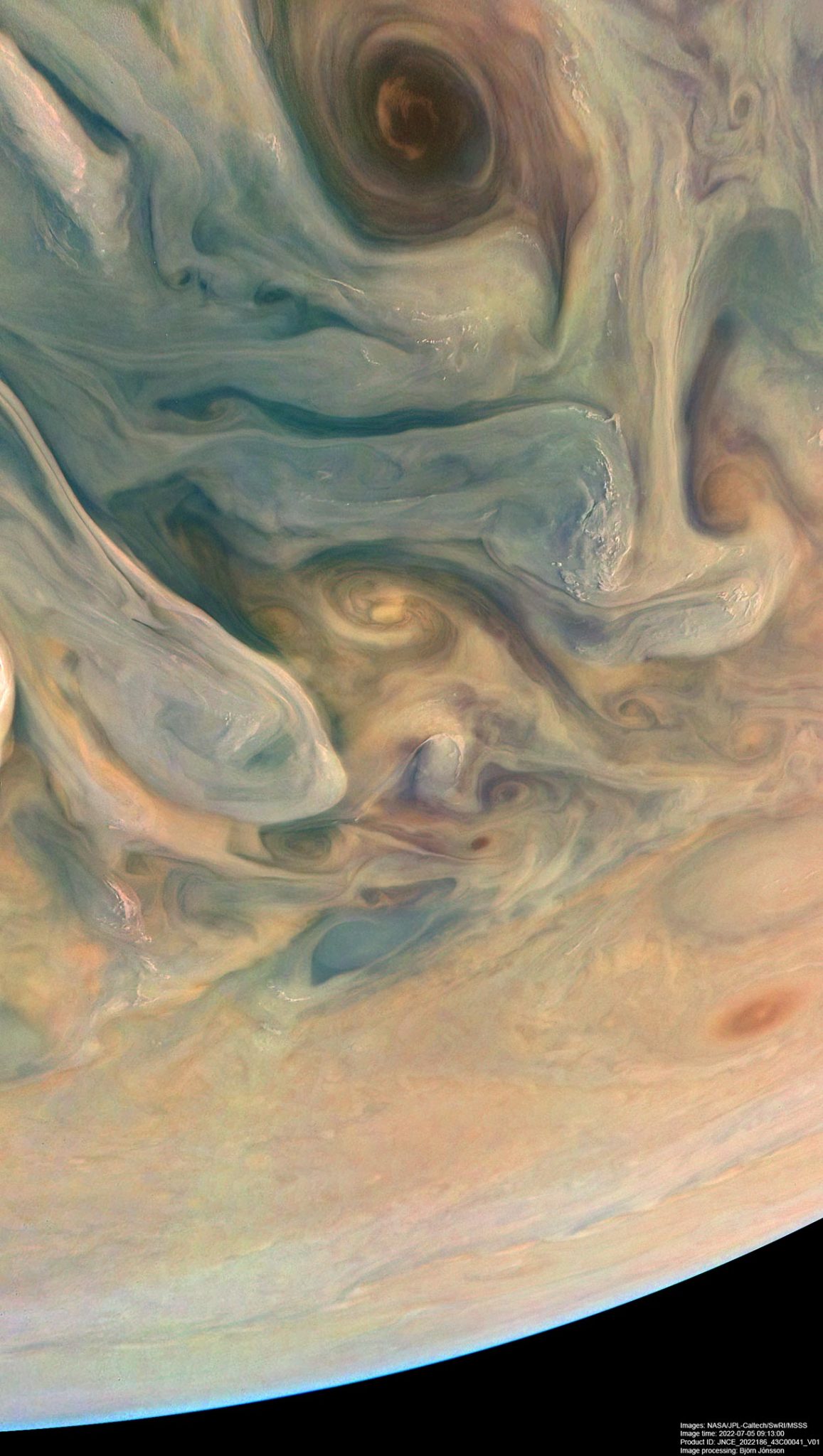 Jupiter’s Complex Colors Revealed in Stunning Images From NASA’s Juno ...