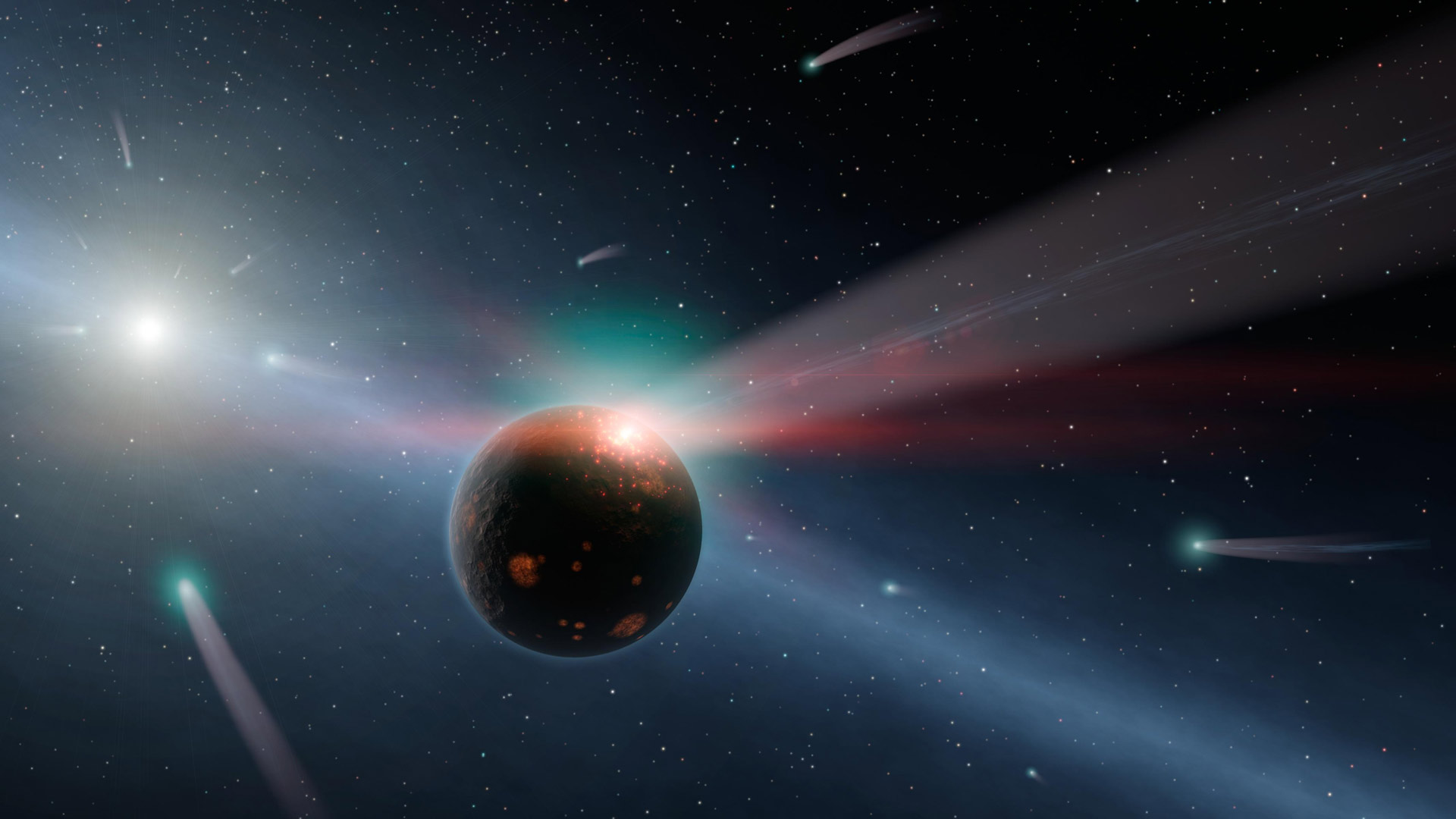 Trillions of Comet Collisions Explain 17-Year-Old Stellar Mystery