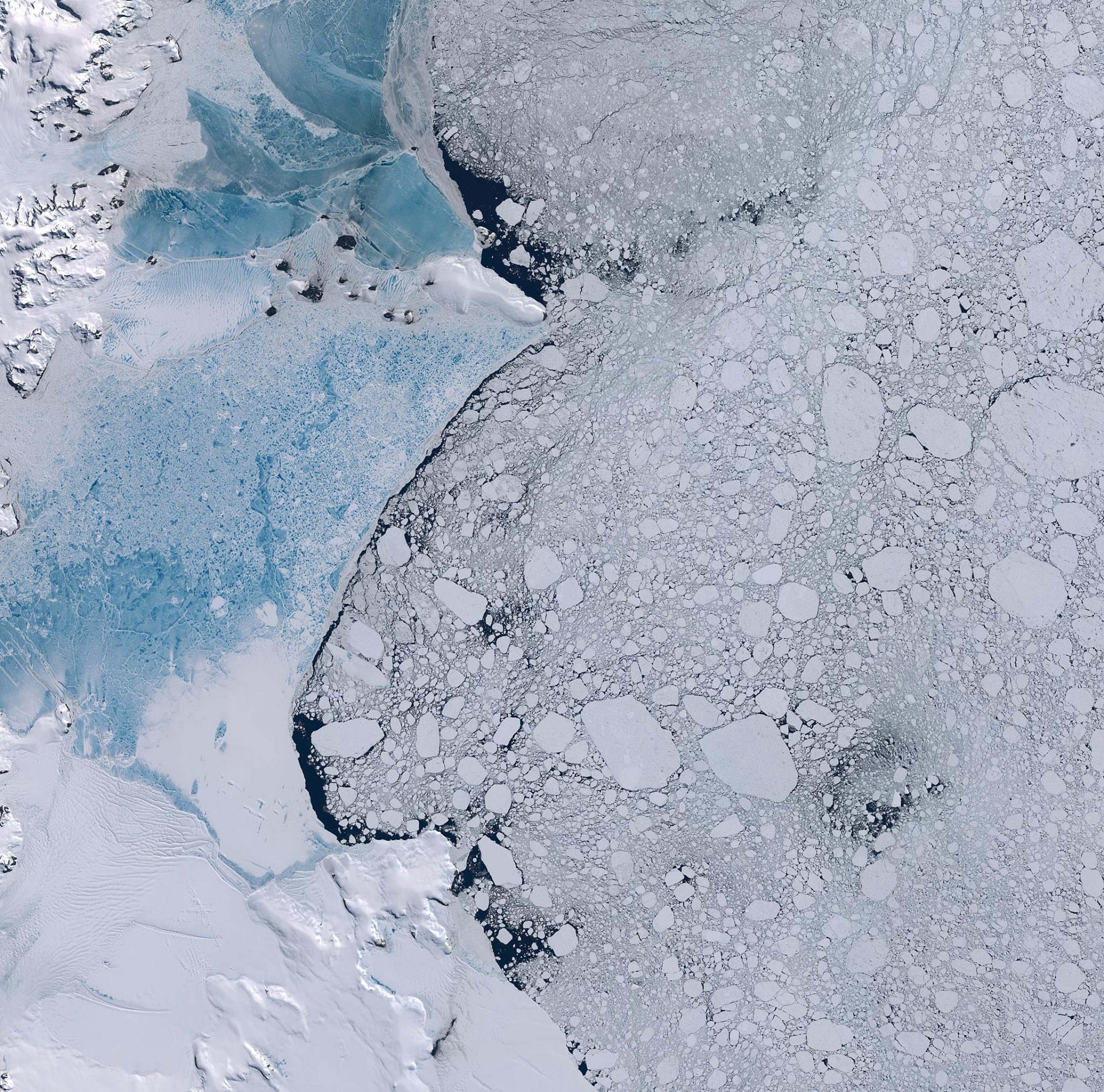 Sea Ice That Slowed the Flow of Antarctic Glaciers Abruptly Shatters in ...