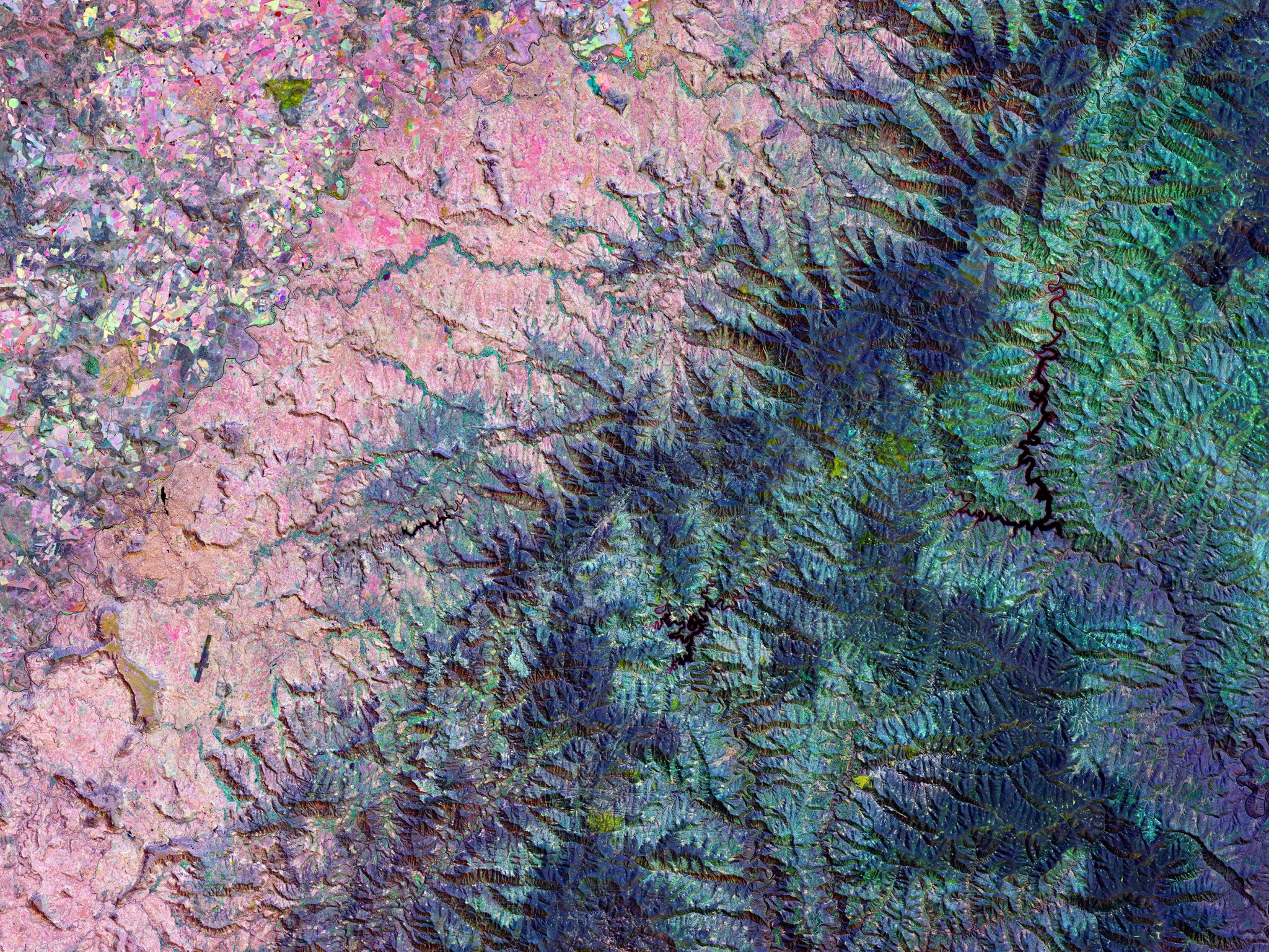 Exploring Earth From Space: Lesotho – Small Country Surrounded Entirely ...