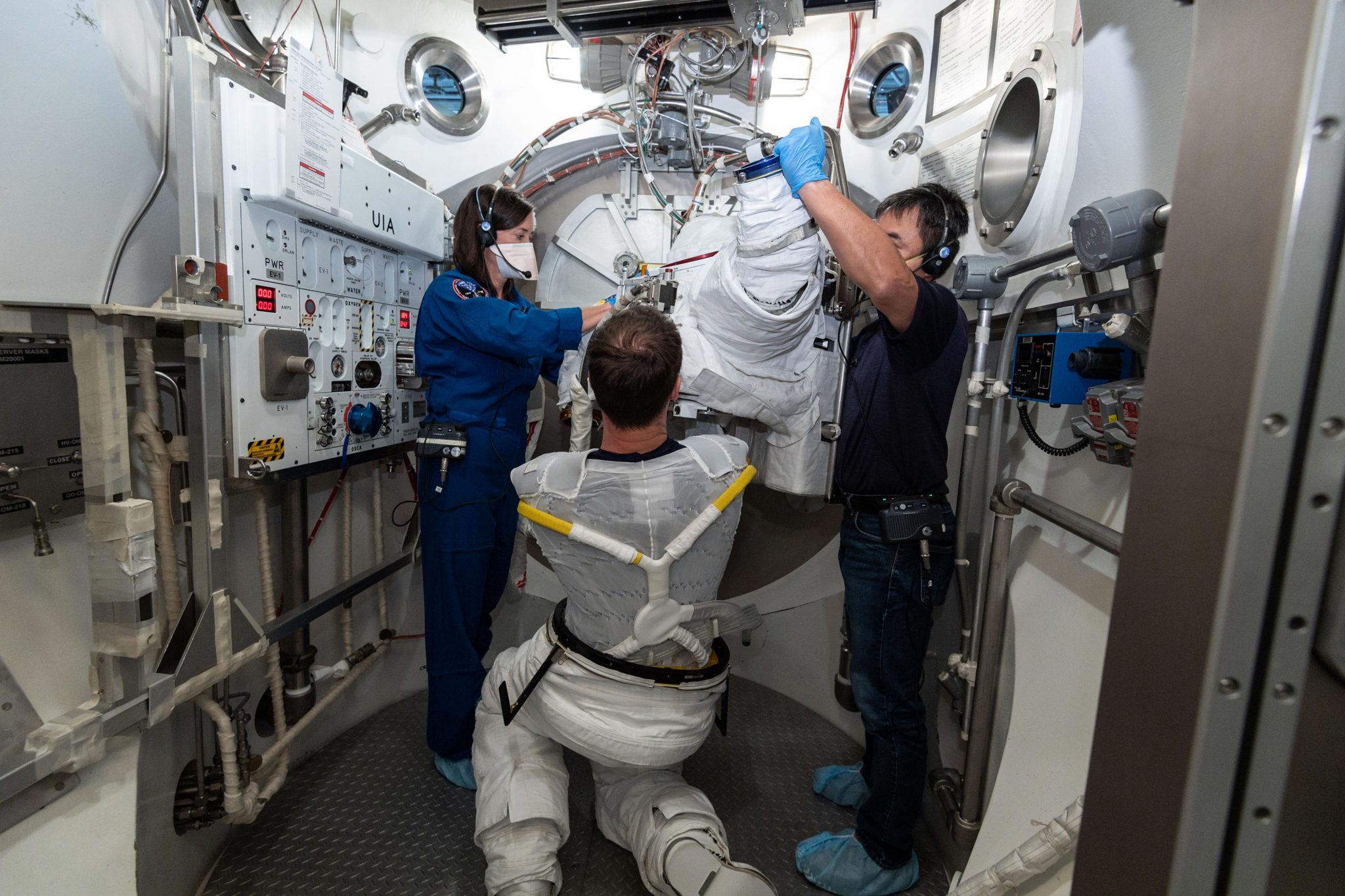 How to Keep Shared Spacesuit "Underwear" Clean?