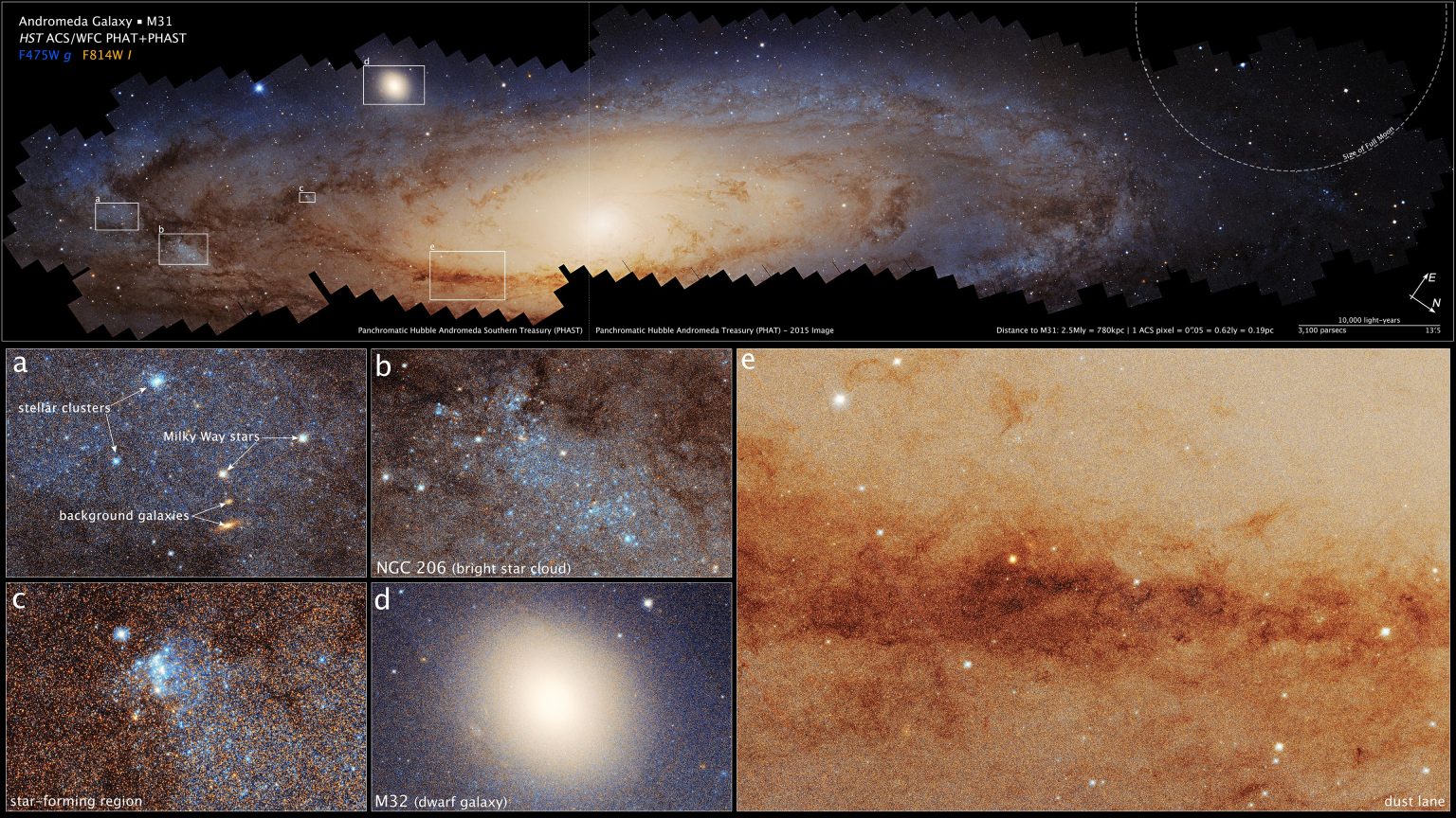 Secrets of Andromeda Revealed in Hubble’s Epic 2.5 Billion Pixel Image