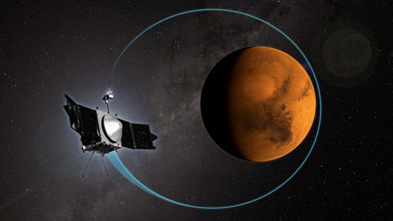 NASA's MAVEN Spacecraft Completes 1,000th Orbit around Mars