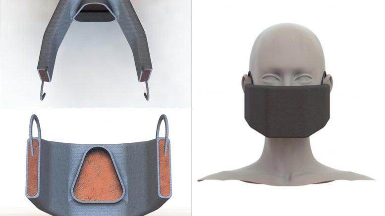 Engineers Design a Reusable, Silicone Rubber Face Mask With an N95 Filter