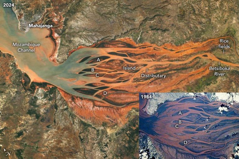 Madagascar’s River Turns Red: Astronaut Images Reveal the Stunning ...