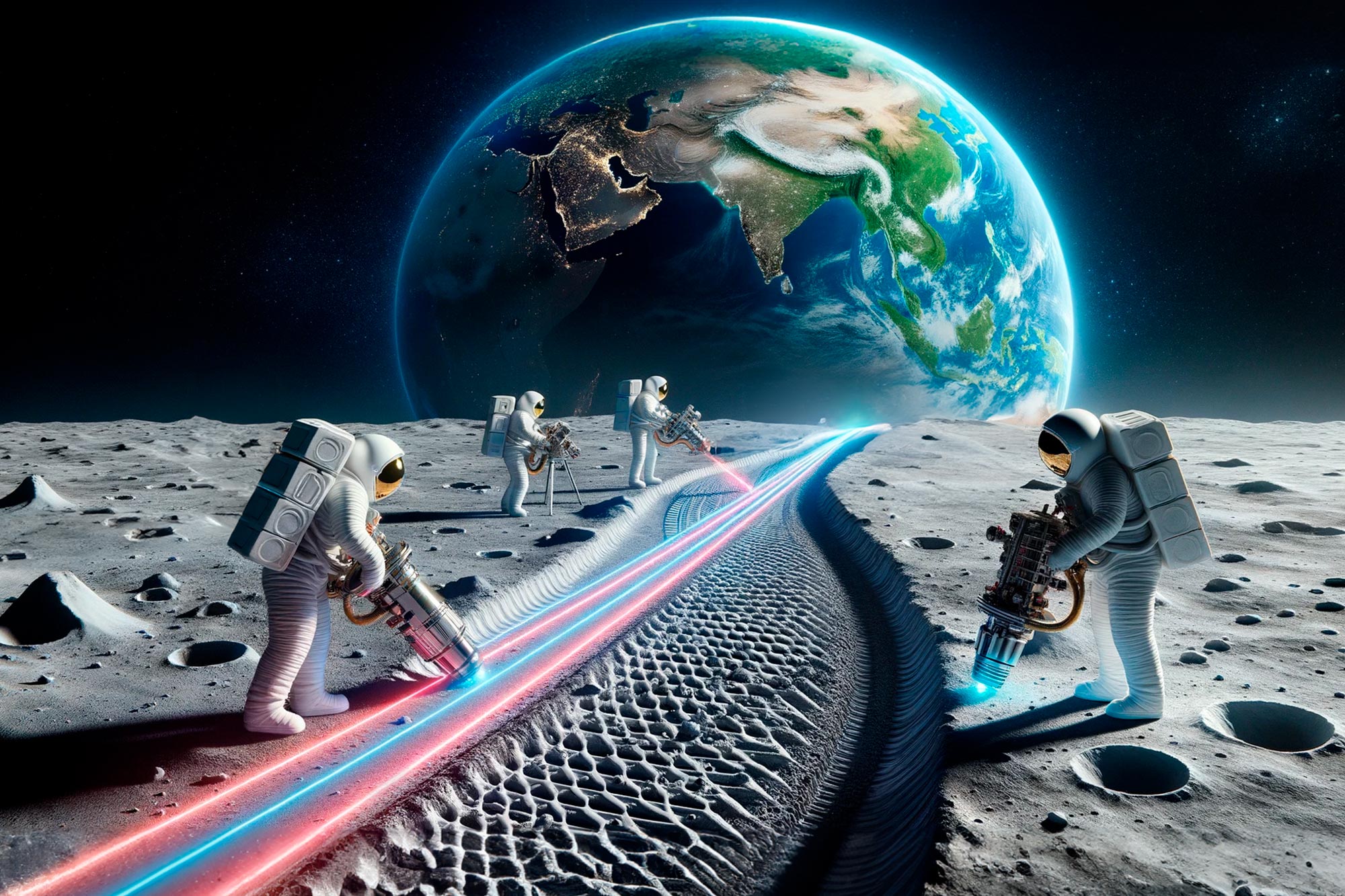 Paving the Moon: A New Laser Approach to Creating Lunar Roads and ...