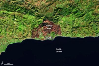 Mapping Malibu’s Inferno: How Satellites Tracked the Franklin Fire’s ...