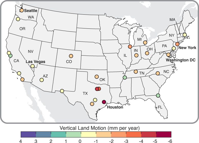 America Is Sinking: 28 Major Cities Are Slowly Going Under