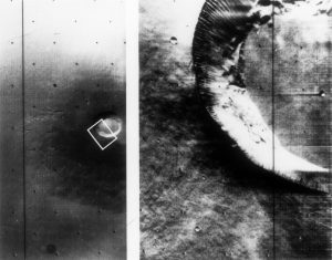 Mariner 9 Image of a Shield Volcano on Mars