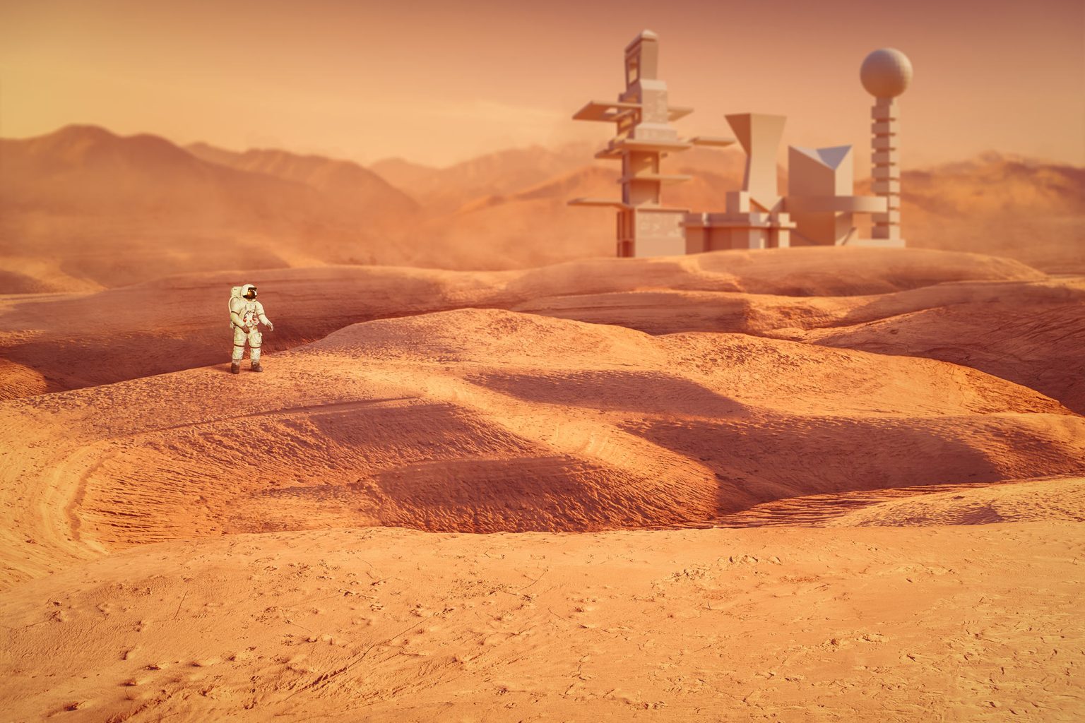 Scientists Create “Living Bricks” To Build Homes on Mars