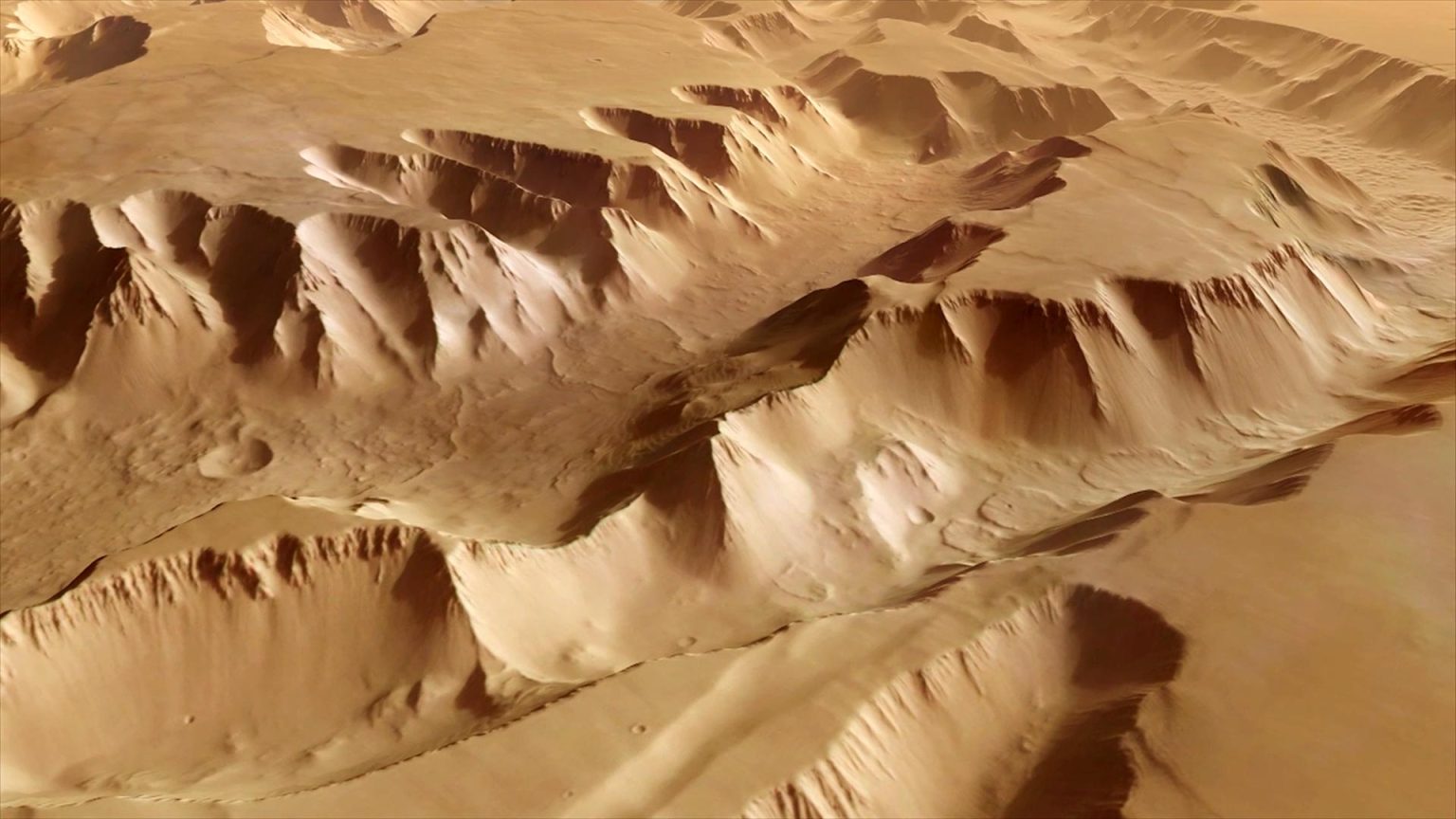 Red Planet Odyssey: Mars Express’s Stunning Flight Over “Labyrinth of ...